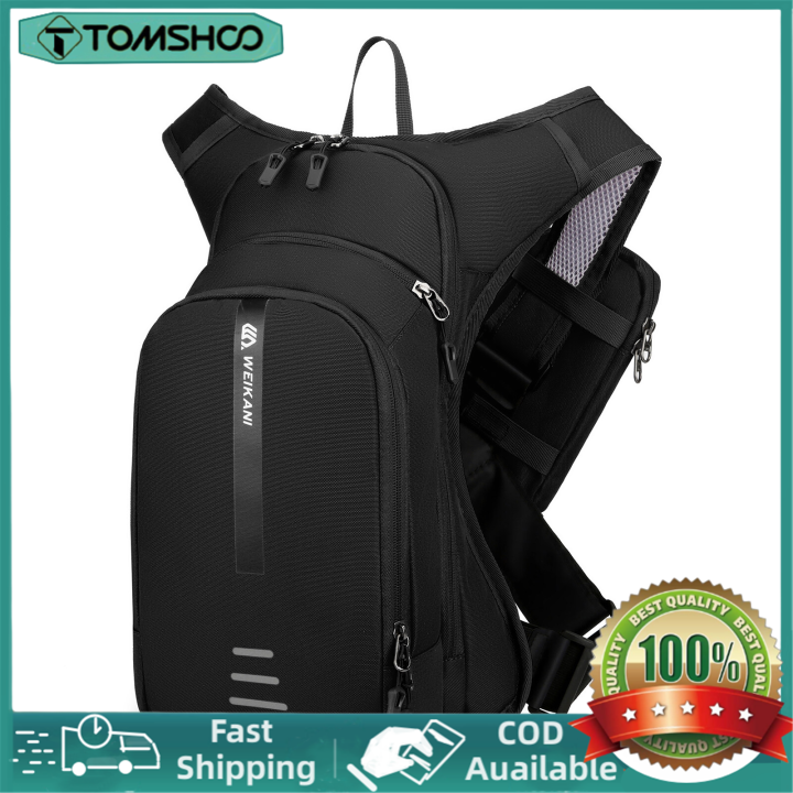 【ซีโอดี / ของแท้】TOMSHOO กระเป๋าเป้สะพายหลังความชุ่มชื้นสำหรับปั่น ...