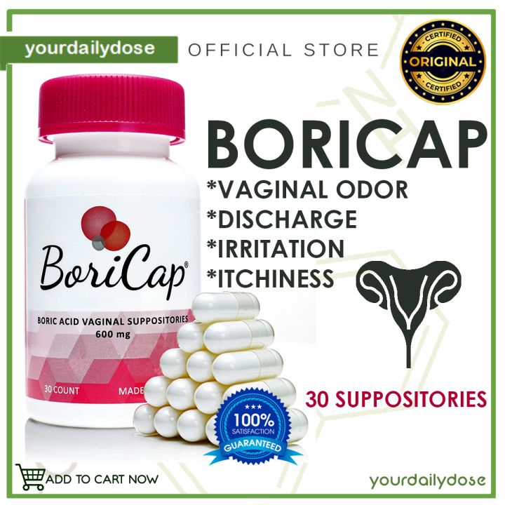 ONHAND | COD | BORICAP Boric Acid 600mg 30 Capsule Healthy pH | Lazada PH