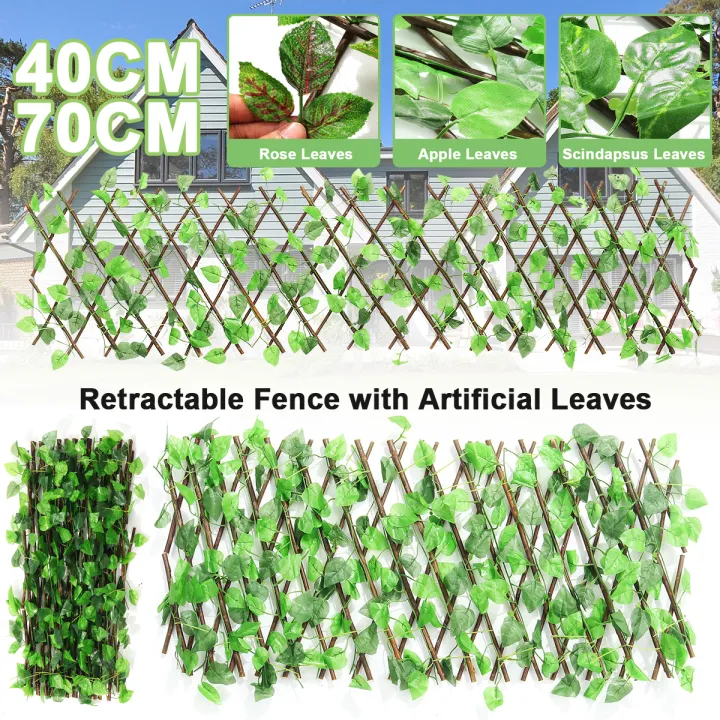Artificial Leaf Decorative Fence Screen UV Protected Privacy Screen ...