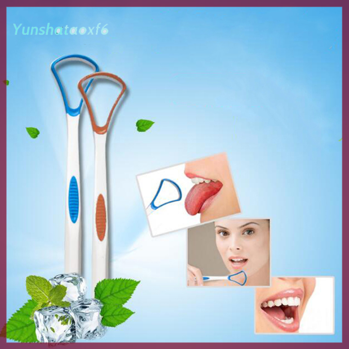 yunshataoxf Tongue scraper oral dental care plastic tongue cleaner ...