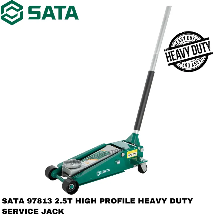 SATA 97813 2.5T HIGH PROFILE HEAVY DUTY SERVICE JACK / GARAGE JACK ...