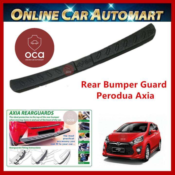 Perodua Axia Custom Fit Original ABS Car Rear Bumper Guard (Made in ...