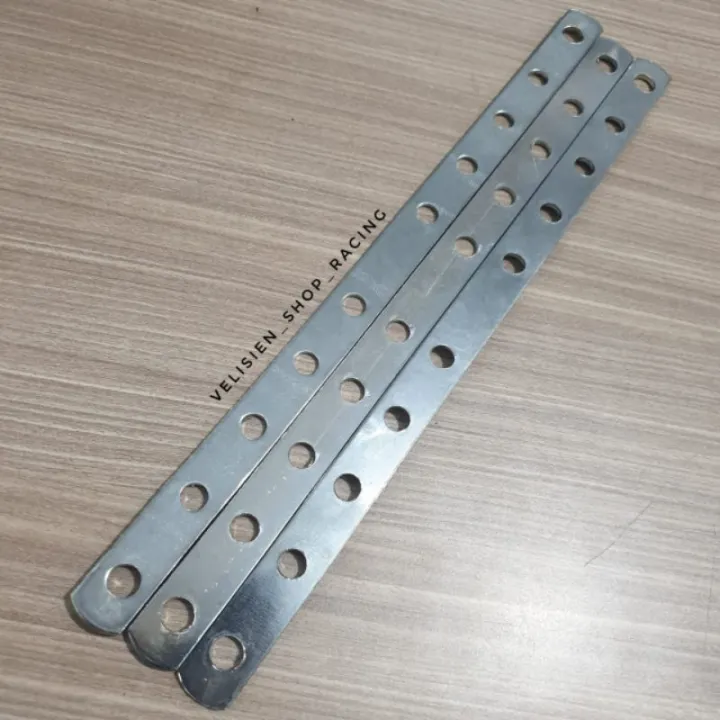 Plat penggaris knalpot besi crom / Pangkon Knalpot Penggaris/ PLAT BESI ...