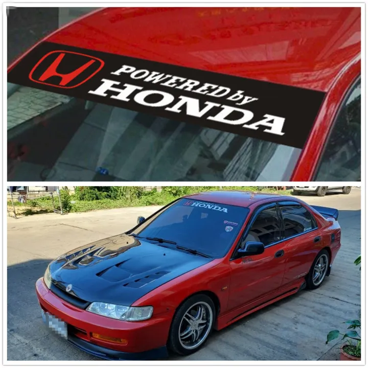 Honda Windshield Stickers Waterproof Front Rear Windscreen Windshield ...