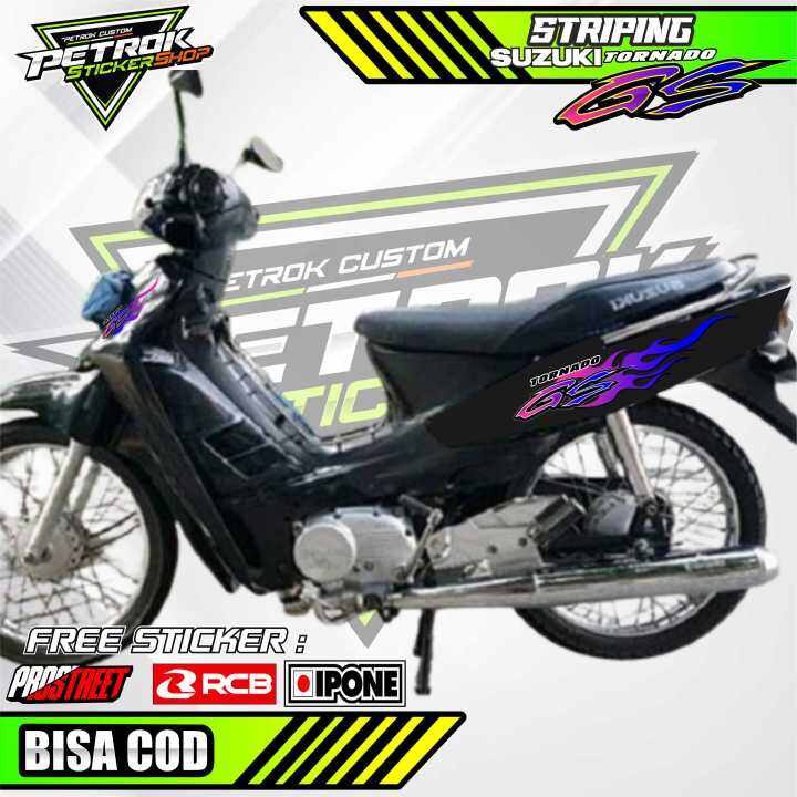 STRIPING VARIASI SUZUKI TORNADO GS / STICKERS LIST MOTOR TORNADO GS ...