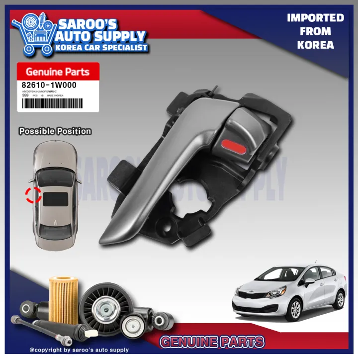[Genuine] Inside Door Handle For Kia Rio (12-18) , Original Parts ...