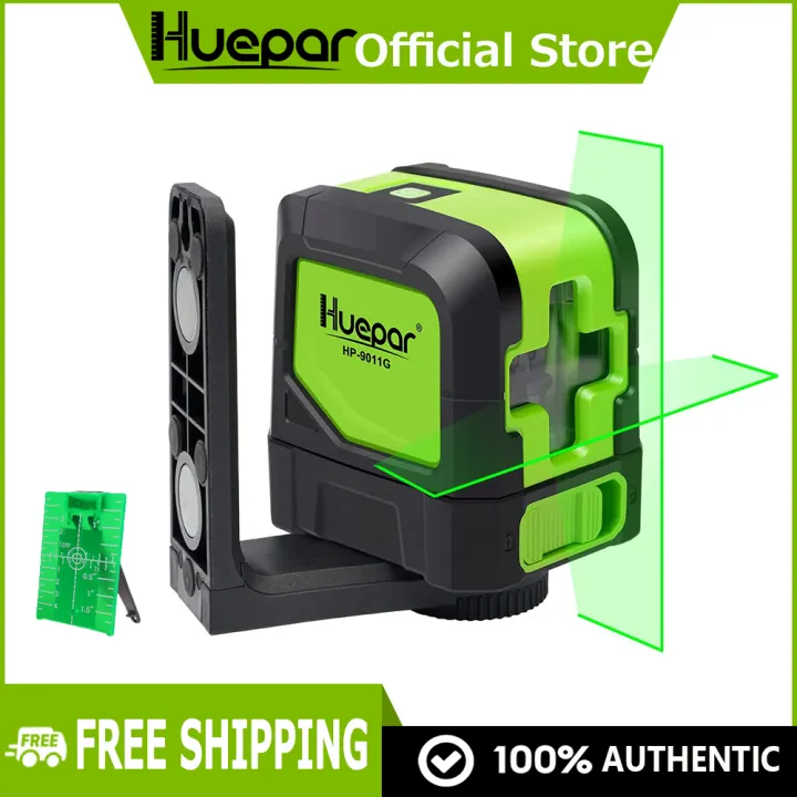 Huepar Green Laser Level Cross Line Self Leveling with Magnetic ...