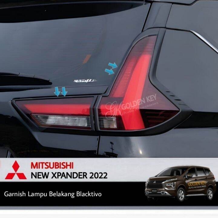 JSL Garnish Belakang New Xpander 2022 Tail Lamp Garnish Blacktivo Set ...