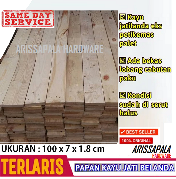 Kayu Jati Belanda Papan Kayu Pinus Jati Londo Sudah Di Serut Ex Palet ...