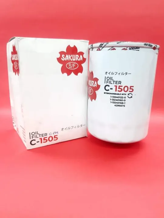 SAKURA OIL FILTER C-1505 (C-509A VIC ) for ISUZU 6BG1 PRIMARY | Lazada PH