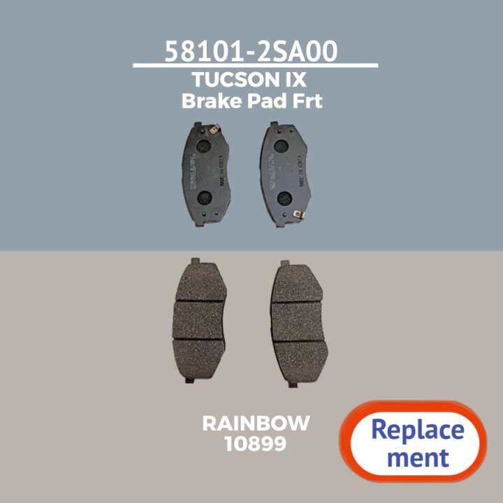 581012SA00 Brake Pad Frt for HYUNDAI Tucson IX [Replacement] Part ...