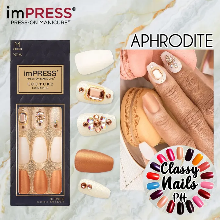 Aphrodite ImPress Manicure Press On Nails • Branded High Quality ...