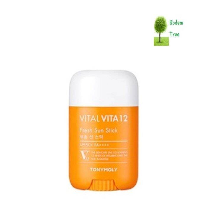 TONY MOLY Vital Vita 12 Fresh Sun Stick SPF50+ PA++++ 22g For wrinkle ...