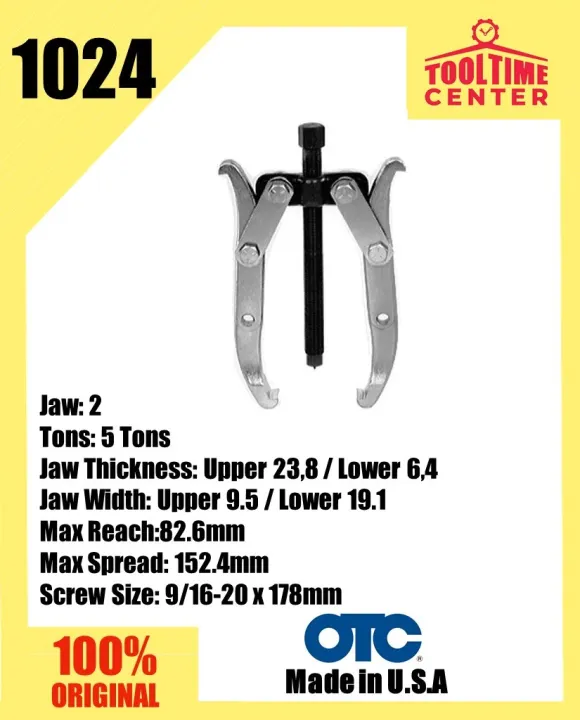 OTC (Power Team) Grip-O-Matic Reversible Mechanical Jaw Puller 2 Jaw 5 ...