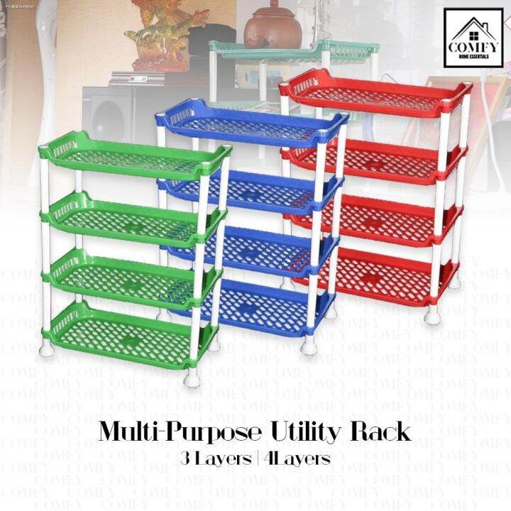 COD (3/4 Layers) Multi-purpose Utility Tray Rack Home Desk Kitchen ...