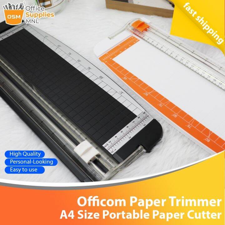 Stationery Officom Paper Trimmer A4 Size Portable Cutter School and ...