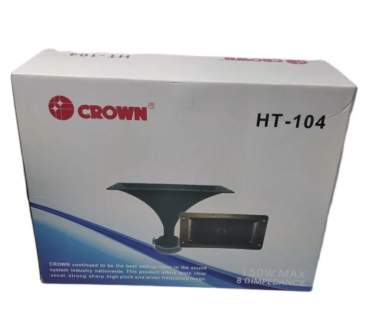 Crown HT-104 150W 10" x 4" Horn Tweeter Free Capacitor | Lazada PH