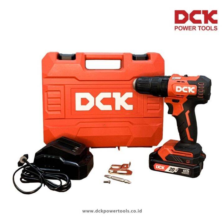 DCK Cordless Hammer Drill KDJZ2050iDM 20V Bor Impact Baterai KDJZ2050i | Lazada Indonesia