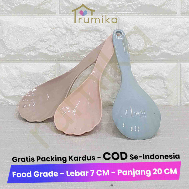Centong Nasi Plastik Tebal Bentuk Kerang | Lazada Indonesia