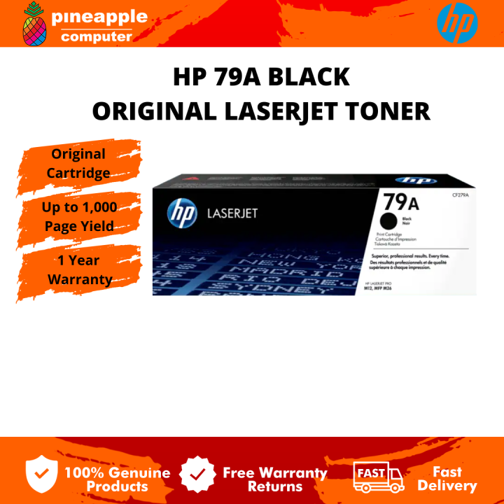 HP 79A Black Original LaserJet Toner Cartridge (CF279A) | Lazada