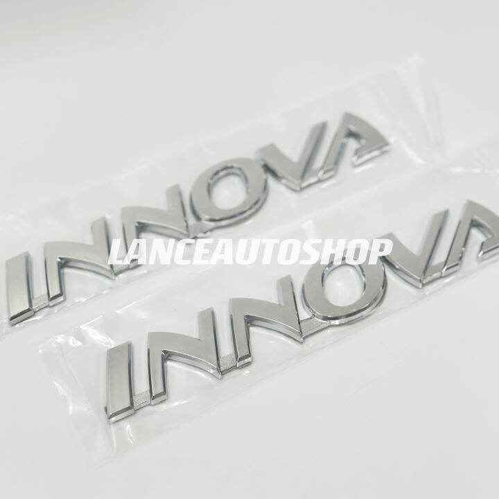 INNOVA Logo Letter Emblem Innova Auto Rear Trunk Lid Emblem Innova ...