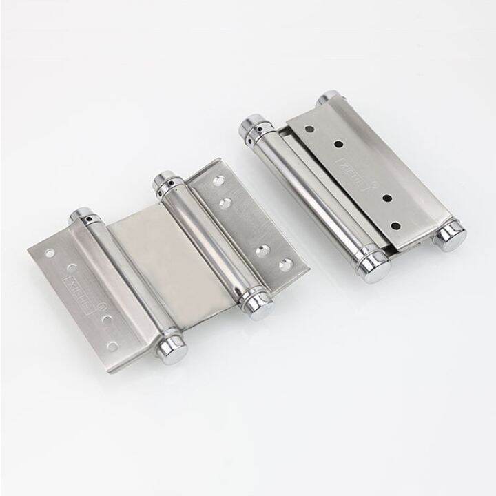 1Pcs 4/3 Inch Stainless Steel Double Action Spring Hinge Saloon Cafe ...