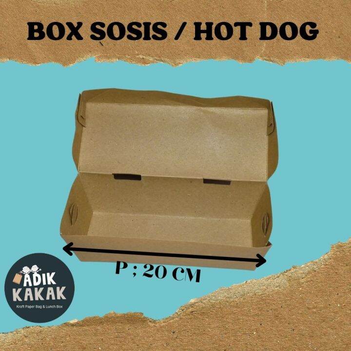 Box Hot Dog / Dus Corn Dog / Kotak Sosis | Lazada Indonesia