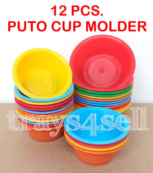 Puto Cup Molder 12 pcs. (MAKAPAL-Assorted Color) | Lazada PH