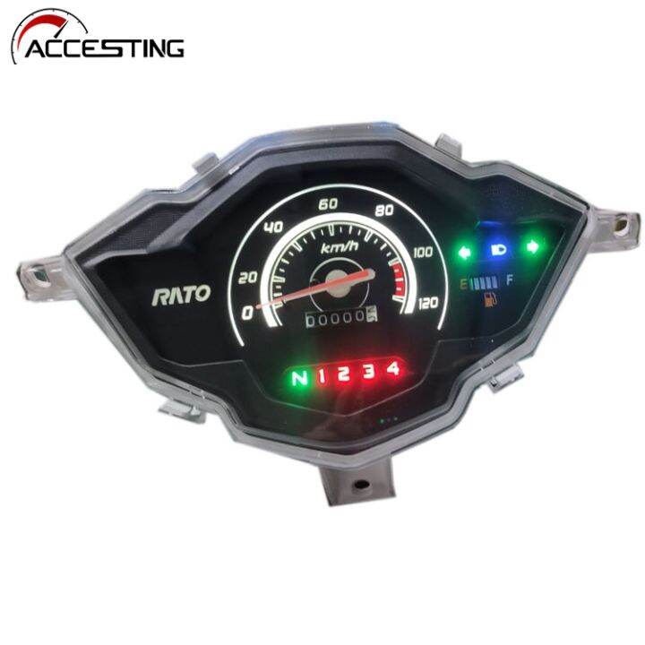 2023 New LED Odometer Speedometer Gauge Fit RS150 V1 With Luminous Dial Gear Oil Level | Lazada PH