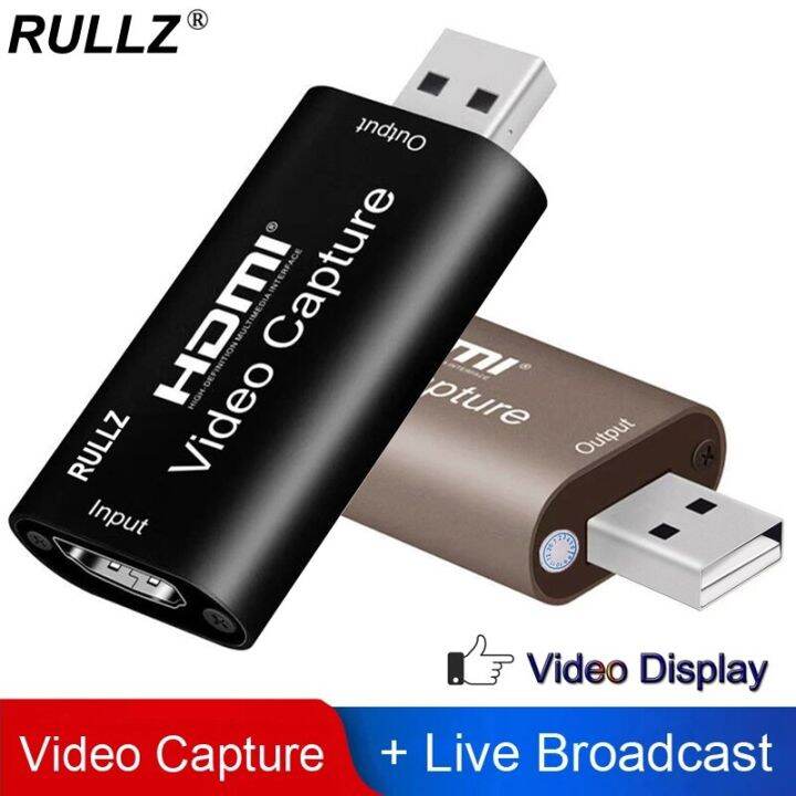 HD 4K To 1080p HDMI Video Capture Card USB 2.0 Game Grabber Recorder ...