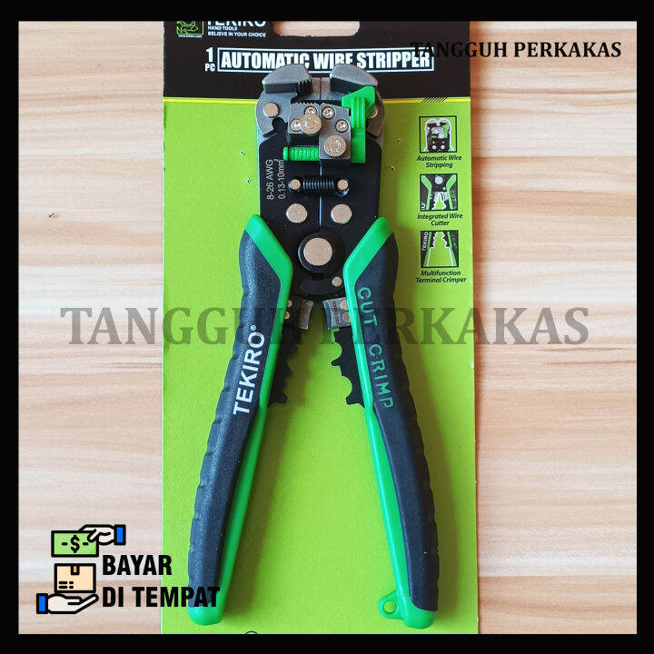 TEKIRO Tang Kupas Kabel Otomatis / Tang Crimping | Lazada Indonesia