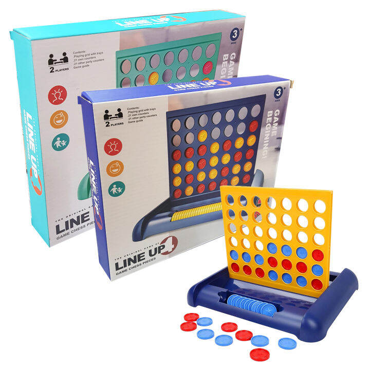Line up 4 Foldable Connect 4 In a Row Classic Game for Masters ...