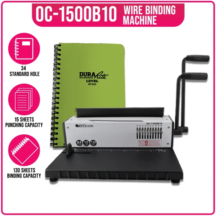 G2/Officom Wire Binding Machine A4 (OC-1500B10) | Lazada PH