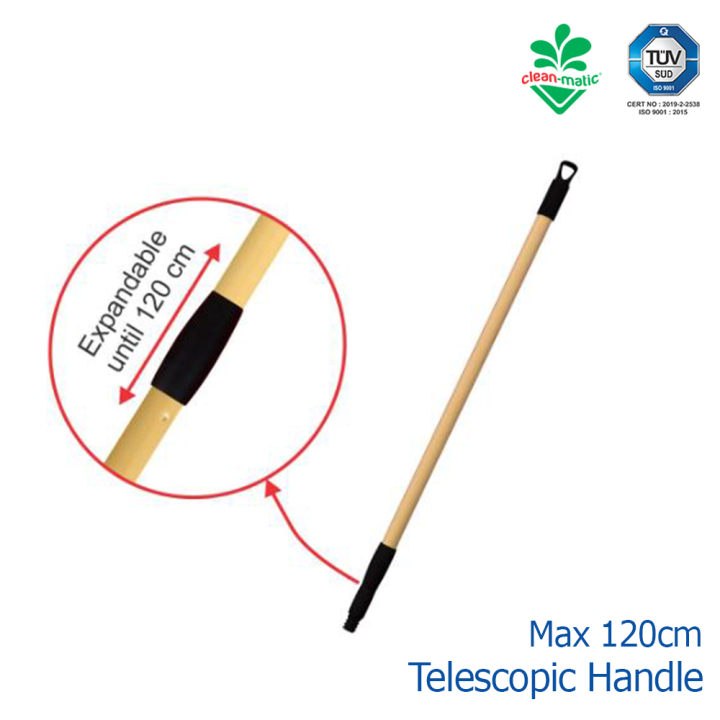 Kangsapu Tongkat pel CleanMatic Telescopic Handle Universal 120 cm ...