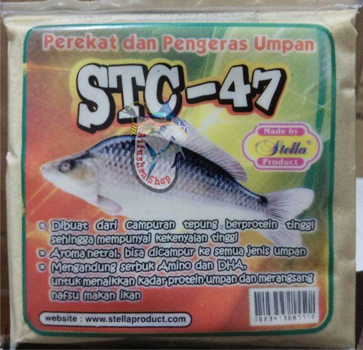 PEREKAT DAN PENGERAS UMPAN STELLA STC-47 UNTUK CAMPURAN UMPAN MANCING ...
