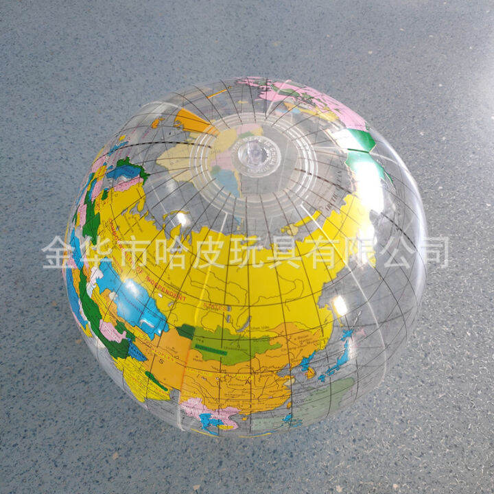 [COD] Spot 16 Inch PVC English Version Inflatable Globe Map Beach Ball ...