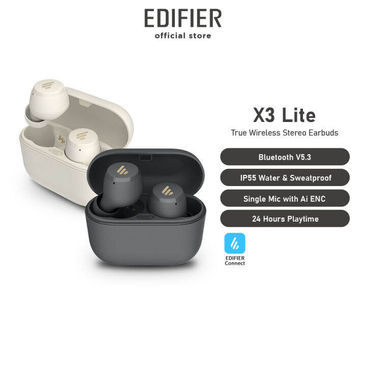 Edifier X3 Lite - True Wireless Stereo Earphones Bluetooth | Edifier ...