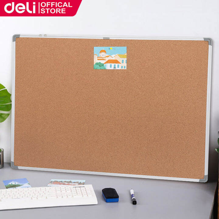 Deli Cork Board for Wall 900*1200mm/36IN×48IN Brown E39054 | Lazada PH