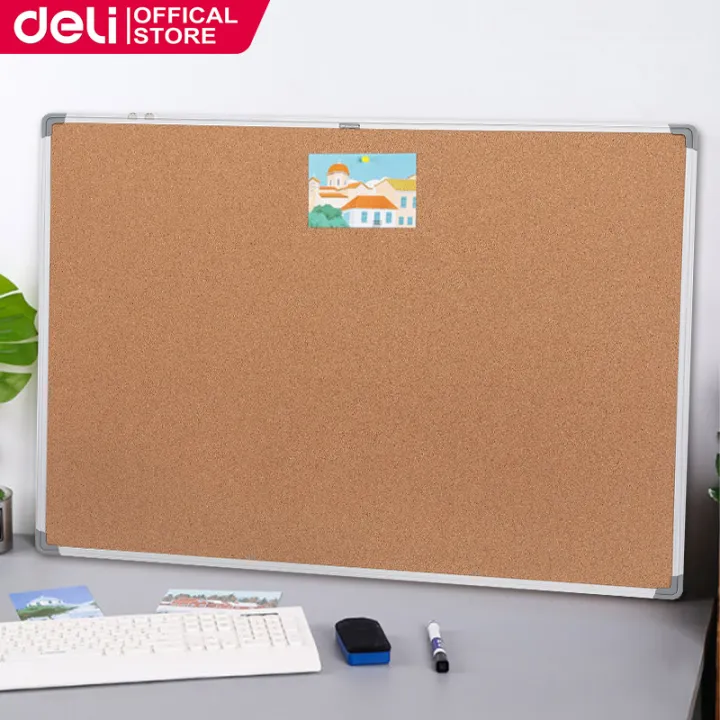 Deli E39054 Cork Board for Wall 36IN×48IN Brown | Lazada PH