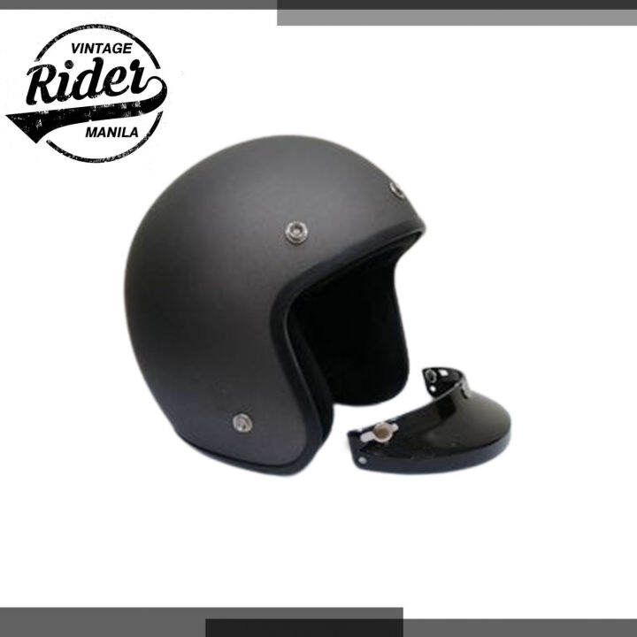 VRM Helmet Classic Matte Black Large | Lazada PH