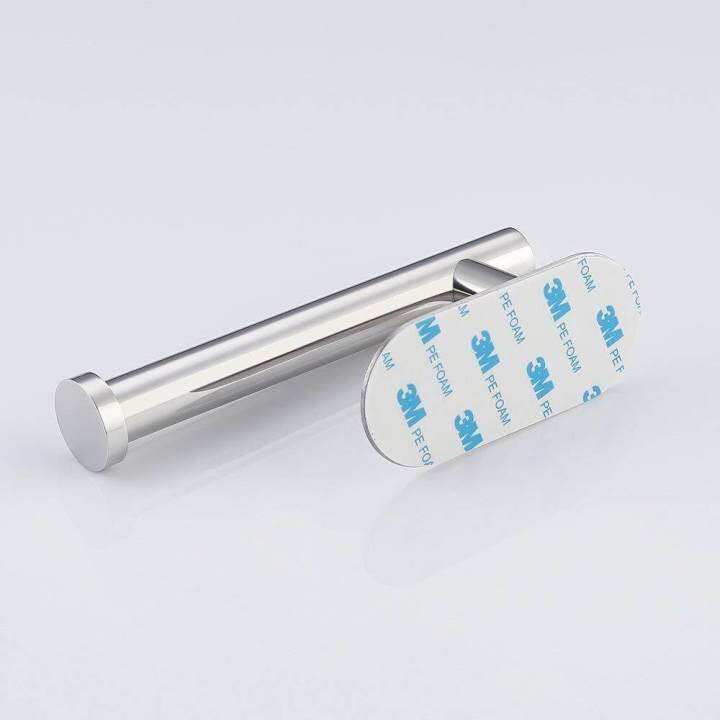 3M Self Adhesive สแตนเลสกระดาษทิชชู่ม้วนผู้ถือกระดาษชำระที่แขวนผ้าขนหนู ...