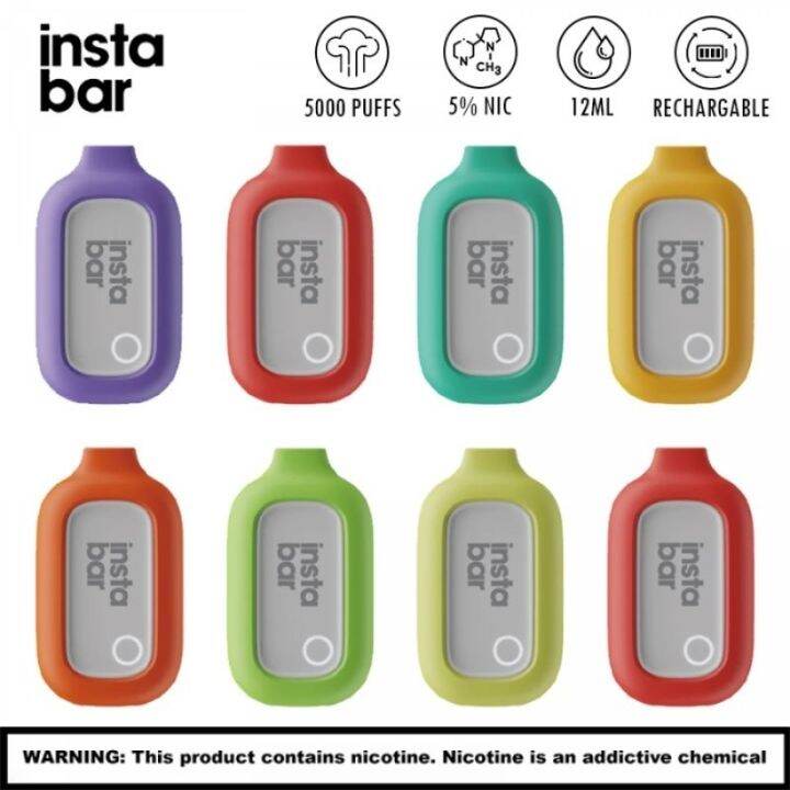 vape mod kit INSTA BAR 5000 puffs instabar | Lazada PH