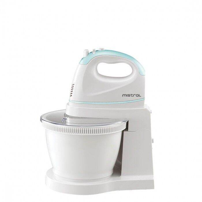 Mistral Hand Mixer with 2.5L Rotary Bowl MHM502 Pink/Mint | Lazada