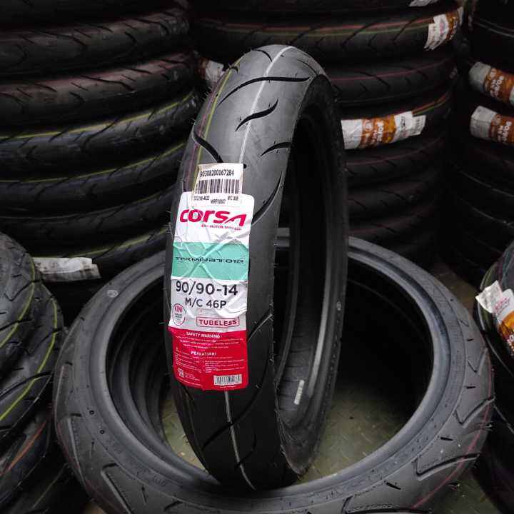 CORSA TERMINATOR 90/90-14 TUBELESS BAN MATIC | Lazada Indonesia