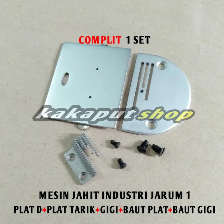 paket komplit Plat B22+Plat Tarik+gigi+baut plat+baut gigi/jarum Mesin ...