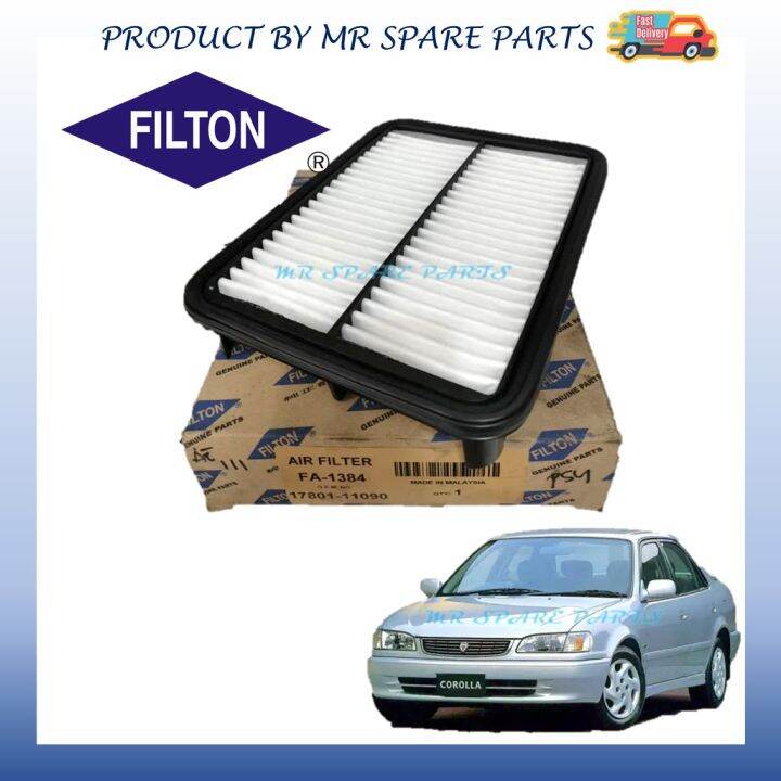AIR FILTER TOYOTA COROLLA AE111 (FILTON) | Lazada