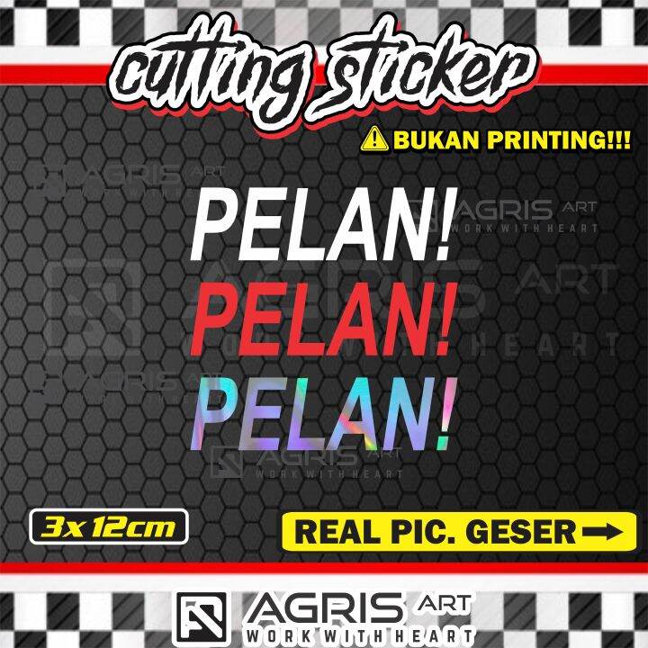 cutting sticker stiker pelan | Lazada Indonesia