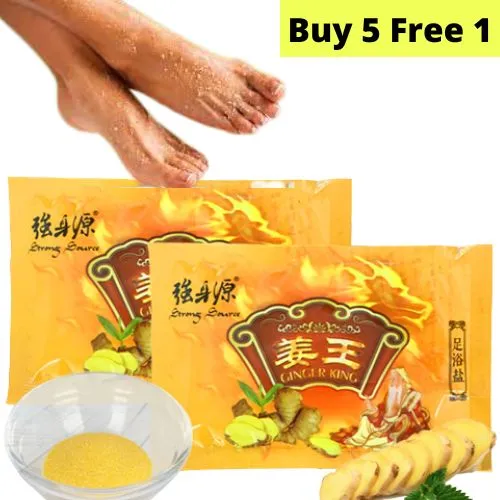 Ginger Foot Soak Powder Ginger Salt Foot Spa Serbuk Halia Garam Rendam ...