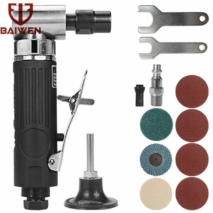 BAI WEN 1/4" Angle Air Die Grinder 90 Degree Air Right Angle Die ...