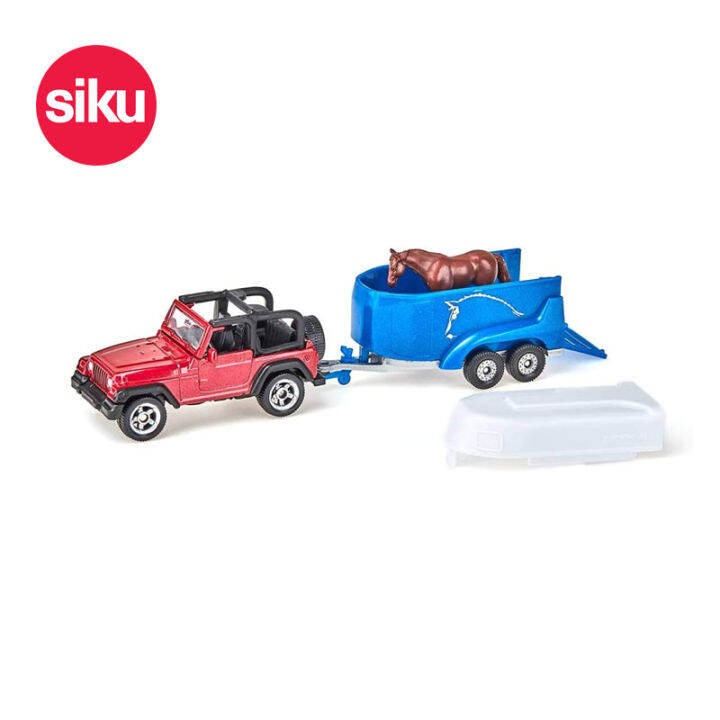 Siku 1651 Jeep With Horse Trailer Die Cast Vehicle In Blister Pack For Age 3+ | Lazada